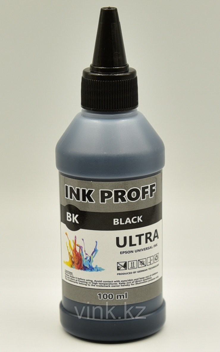 Универсальные чернила Epson InkProff Ultra Black 100 мл: продажа, цена ...
