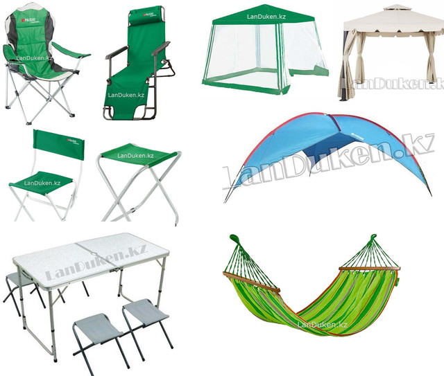 Складная мебель для пикника и отдыха.