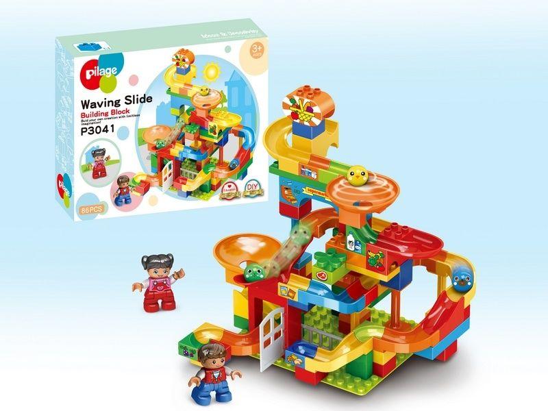Конструктор Супермаркет набор Duplo (аналог лего дупло), с желобками и ...