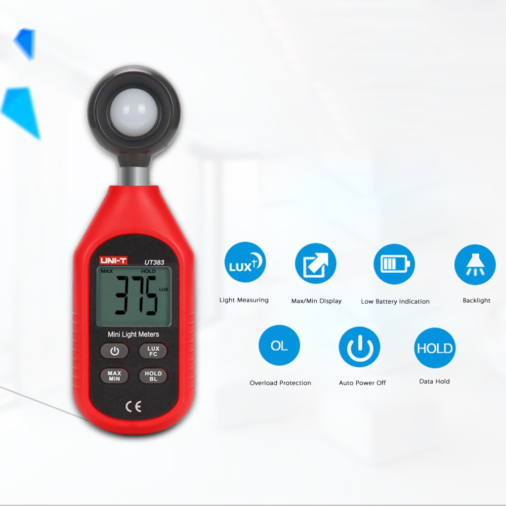 Измеритель освещенности(люксметр) UNI-T UT383 в Астане. люксметры от ...