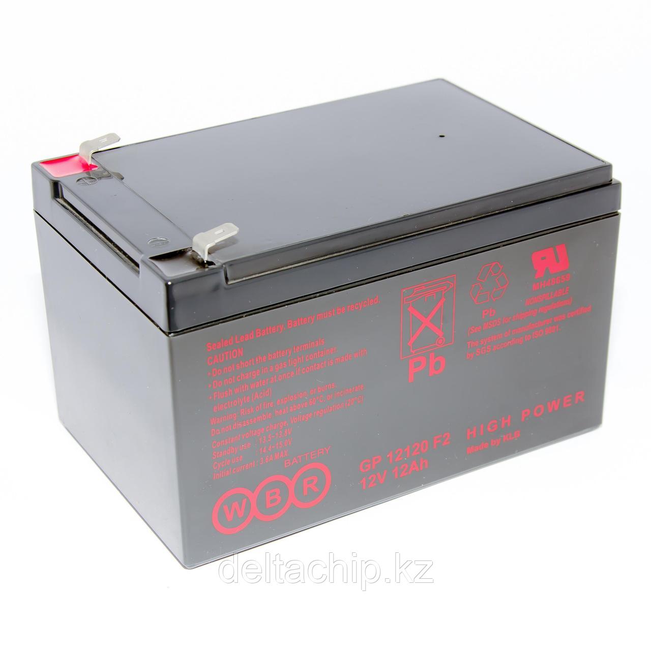 Acc WBR GP12120 12A F2 (151*98*93mm) AGM аккумулятор.: купить с ...