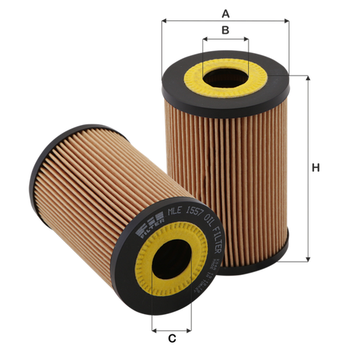 Масляный фильтр MLE 1557 FIL FILTER (id 72843861)