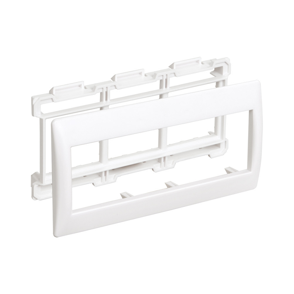 IEK Рамка и суппорт для К.К. "Праймер" на 6 модулей, 60 мм белый IEK ...