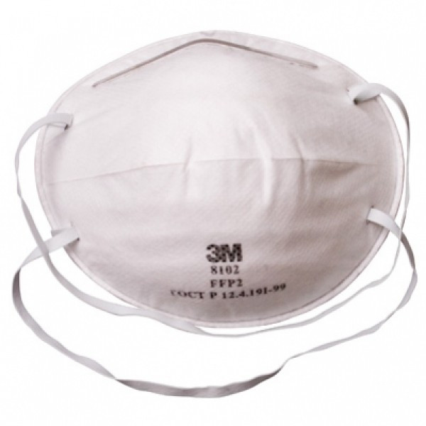 Респиратор 3М™ 8102 (ffp2) без клапана, противоаэрозольный - Купить в ...