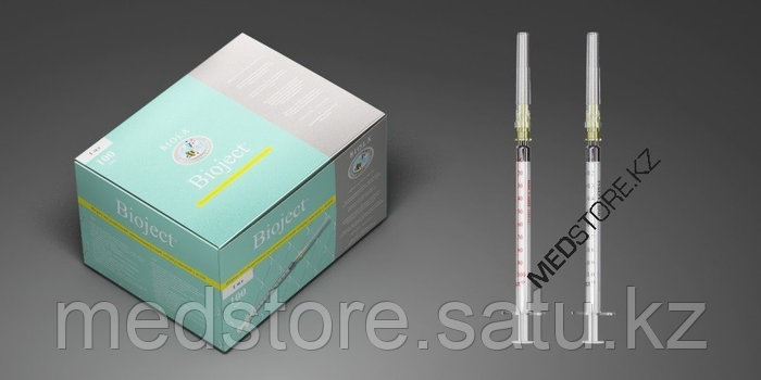 ШПРИЦ "Bioject" Budget туберкулиновый 1 мл с игл 30G1/2" (id 45913525)