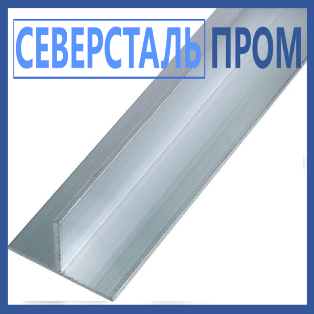 Профиль алюминиевый Т-образный 22х22x0,5x6000 мм. купить в Алматы