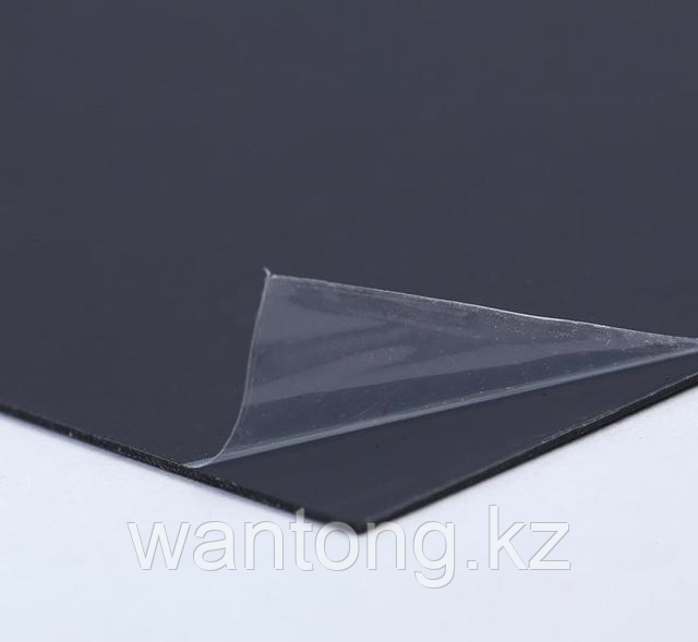 Черный листовой пластик PVC 2 мм купить в Алматы - Wantong