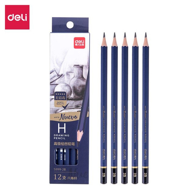 Карандаш чертежный H Deli S999-H: продажа, цена в Алматы. Карандаши от ...