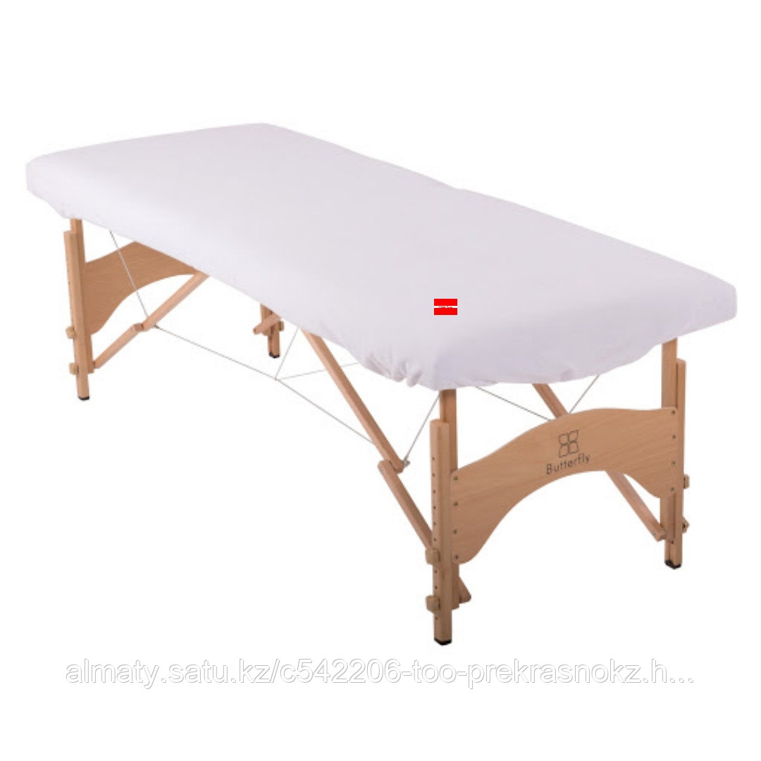 Чехол на кушетку 90х210 махра на резинке с застежками Чистовье