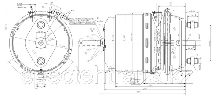 9254920000/9254921027 Энергоаккумулятор - Тормозная камера 30/30 (id ...