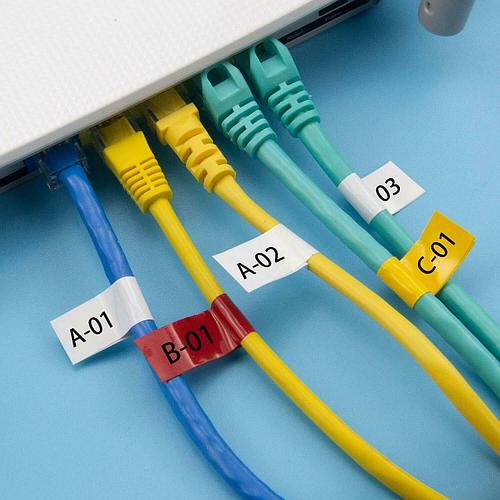 Термоусадочная трубка Dymo S0718280/18053 (9 мм, черный на белом) (id ...