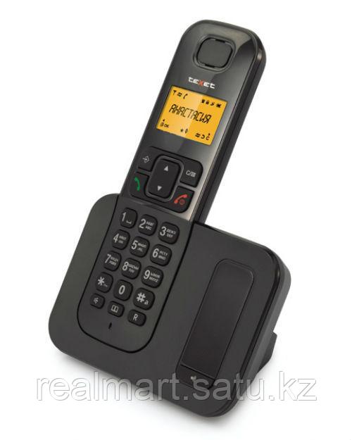 Бесшнуровой телефонный аппарат teXet TX-D6605А (черный) (id 85653454)
