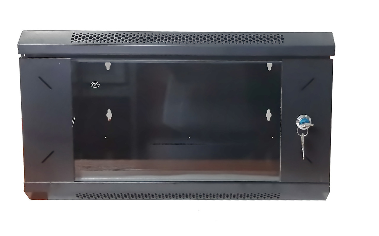 Коммуникационный шкаф настенный 19 дюймов, 6U, 530х400х310 мм (id 83950006)