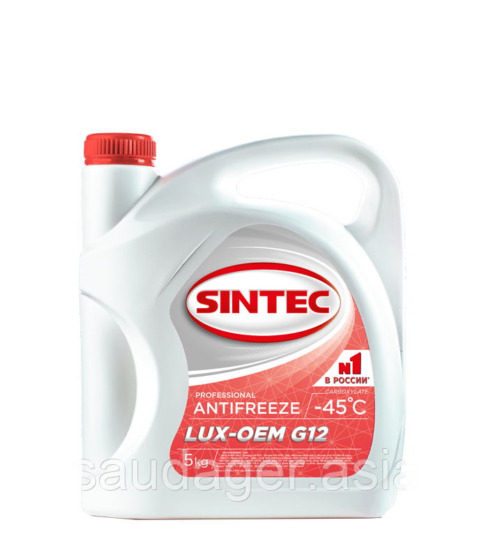 Антифриз SINTEC ANTIFREEZE LUX-OEM G12+ (-45) карбоксилатный (10кг ...