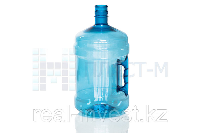 ПЭТ бутыль 19 л, , круглая-витая, с ручкой (id 86396001)