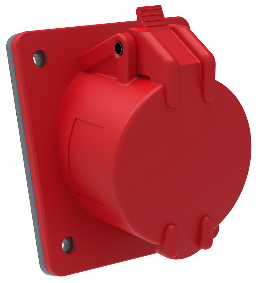 Розетка встраиваемая ССИ-415 16А-6ч/200/346-240/415В 3Р+PЕ+N IP44 ...