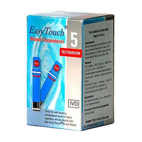 Тест-полоски EasyTouch® для определения холестерина в крови, в упаковке ...