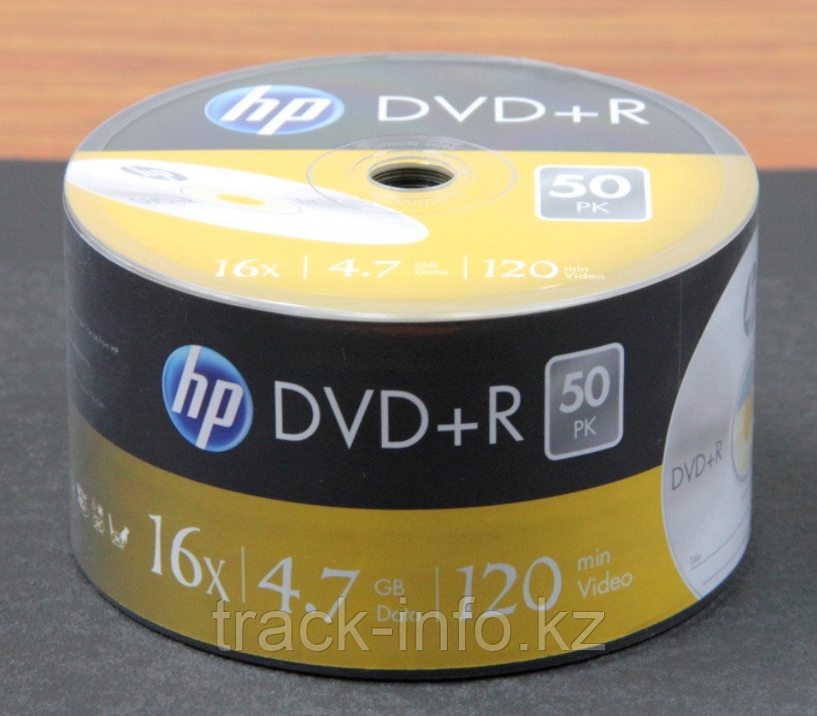 Оптические диски DVD+R 16x HP Printable 4.7GB купить в Алматы