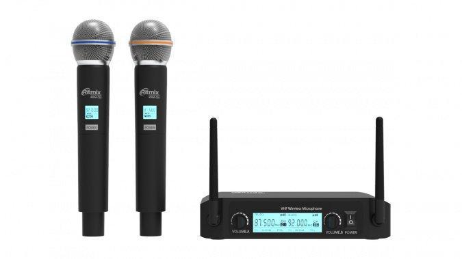 Купить Микрофонная беспроводная система Ritmix RWM-222 по 29 390