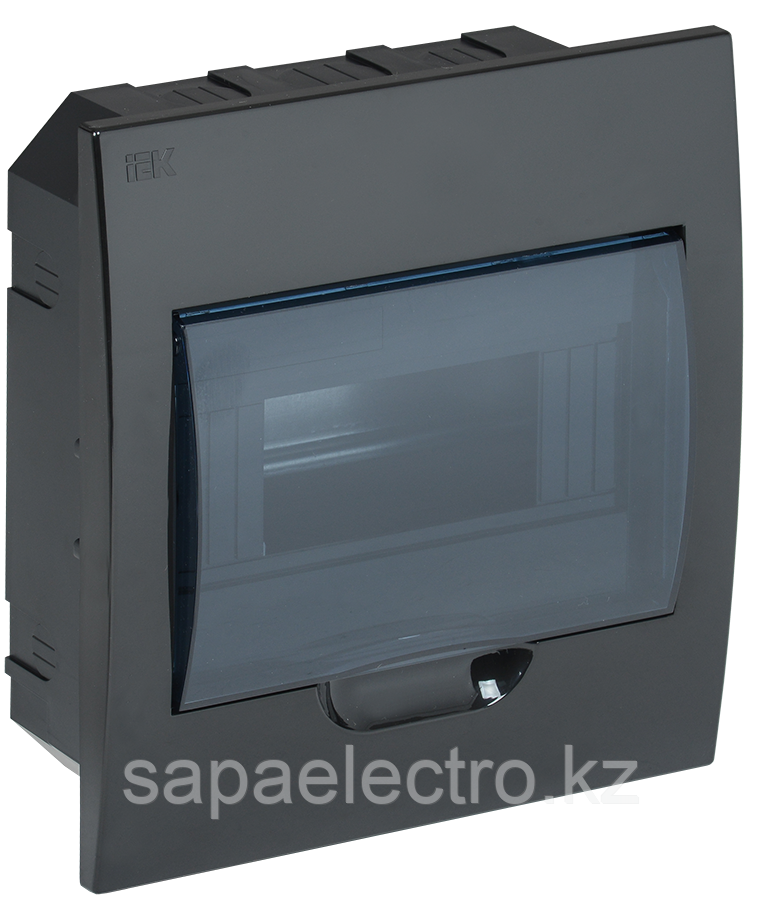 KREPTA 3 Корпус пластиковый ЩРВ-П-8 IP41 черный IEK: продажа, цена в Талдыкоргане ...