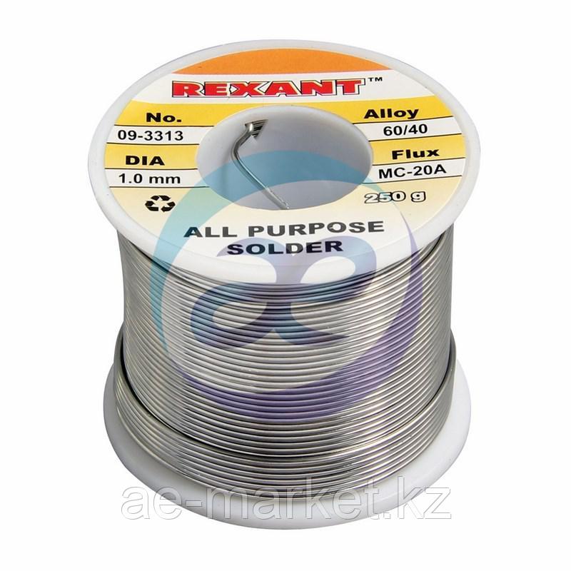 Припой с канифолью 250 гр. d=1. 0 мм (Sn60 Pb40 Flux 2. 2%) REXANT: продажа, цена в Алматы ...