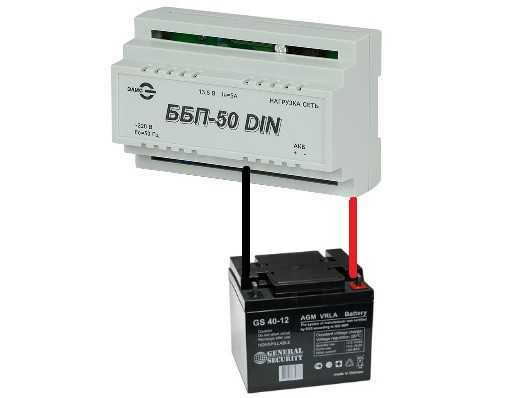 ББП-50 DIN источник бесперебойного питания 12В, 5А: продажа, цена в ...
