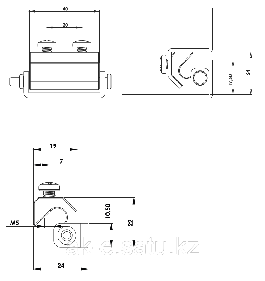 Шарнир (петля) MG04.1.1: продажа, цена в Алматы. Дверные и оконные ...