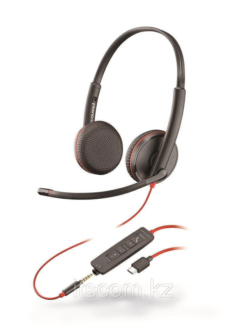 Купить Проводная гарнитура Poly Plantronics Blackwire C3225-C (209751 ...