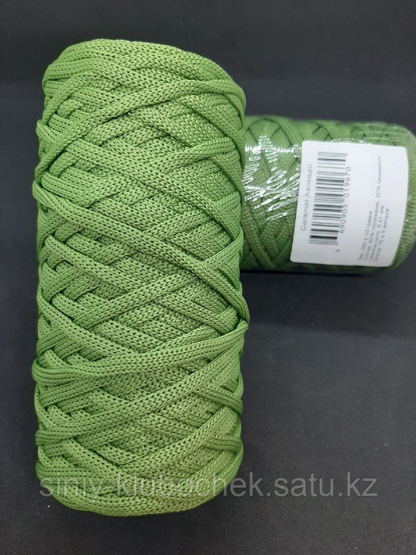 Полиэфирный шнур для вязания Caramel (Карамель) Авокадо (id 92391702)