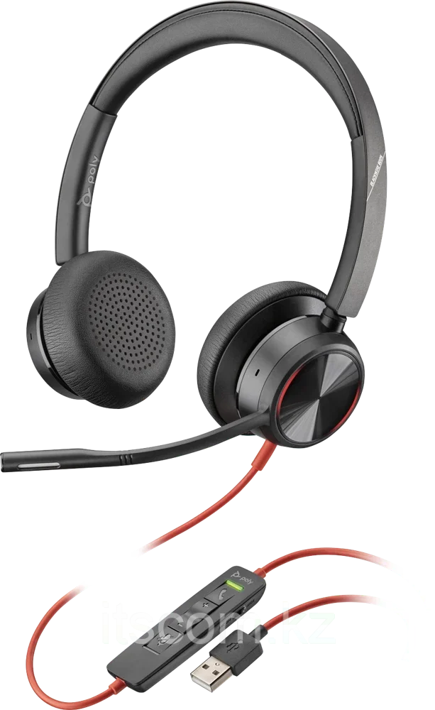 Купить Проводная гарнитура Poly Plantronics Blackwire 8225, BW8225, USB ...
