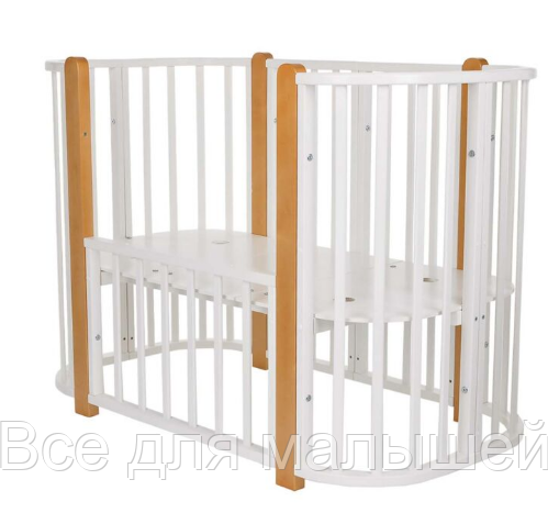 Pituso кровать детская 5 1 asti белый бук - 82 фото