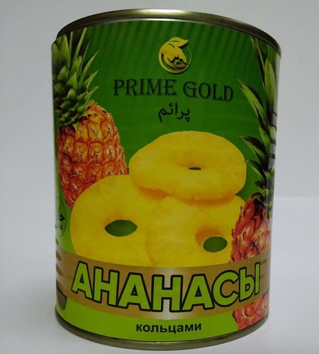 Консервированные Ананасы, кольцами (Prime Empire)