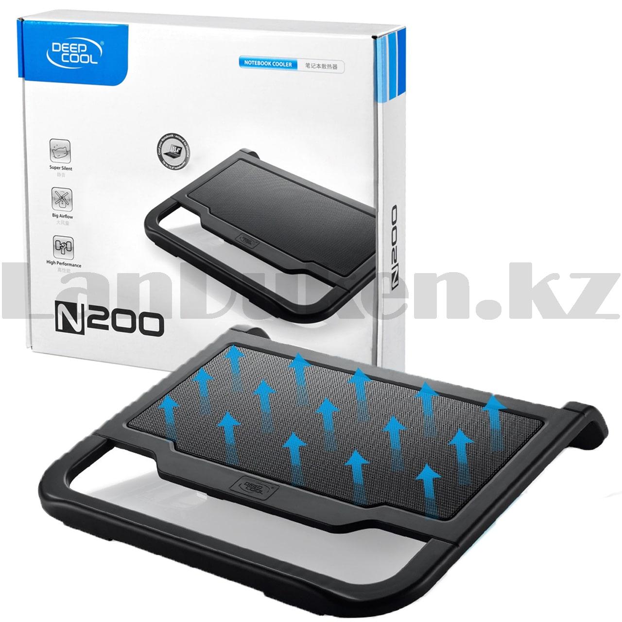 Охлаждающая подставка кулер для ноутбука 15.6" Deepcool N200 (id 96932045)