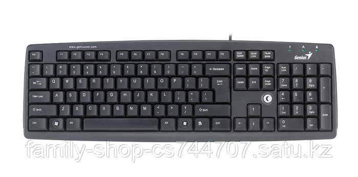 Клавиатура "Genius KB-06 XE Desktop Keyboard, eng / rus / kaz,Black,USB ...