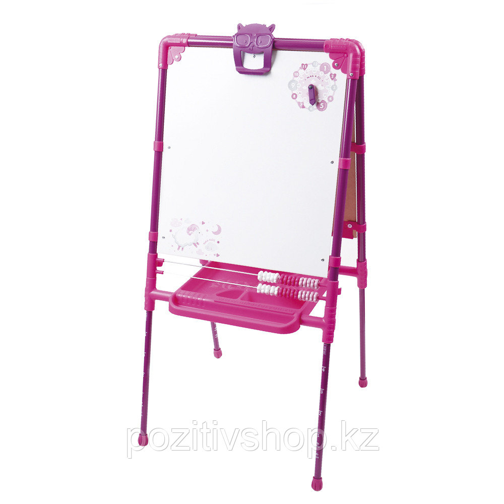 Мольберт детский НИКА М2 со счетами сиреневый. Купить в Алматы ...