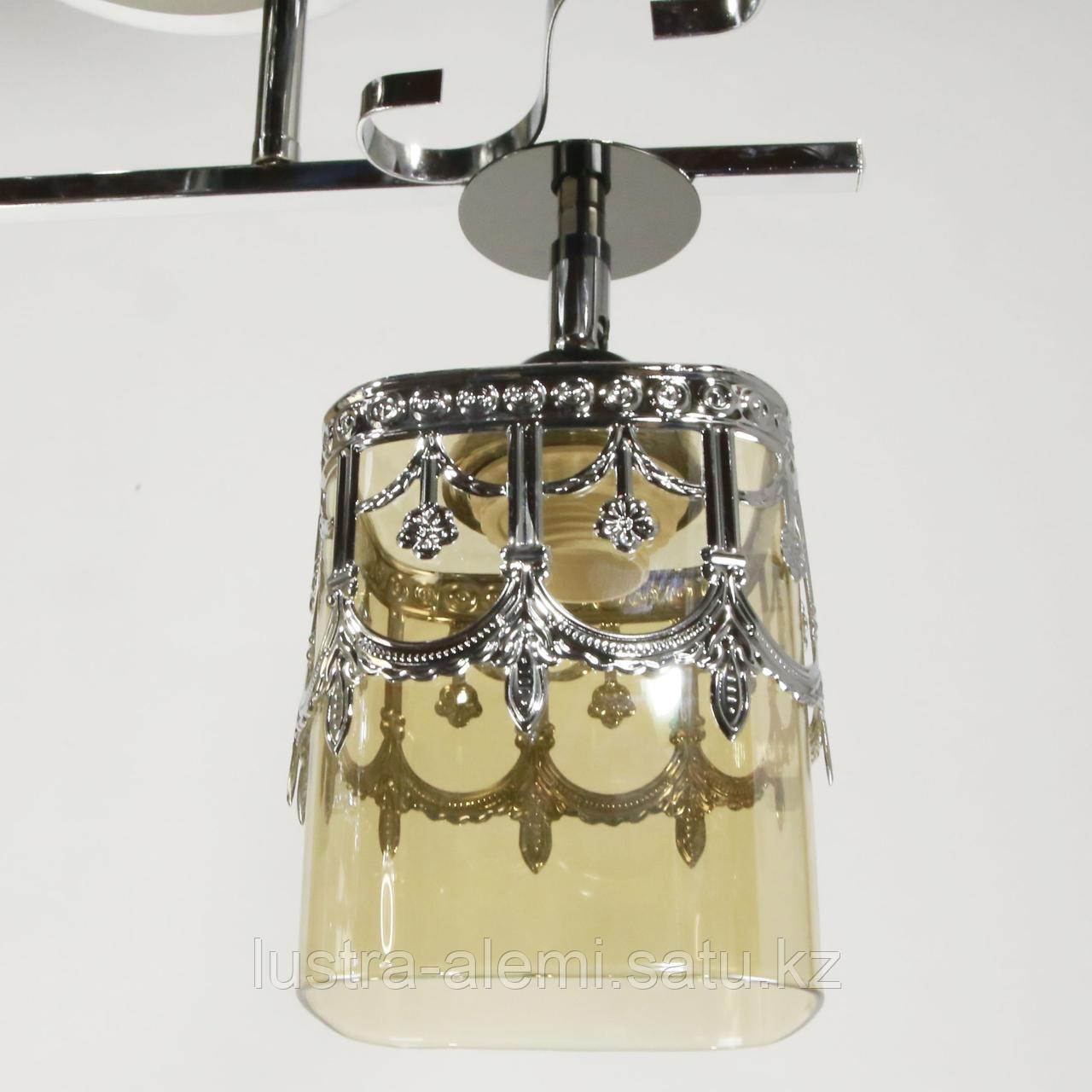 Люстра с Плафоном 769/2 CR+BK
