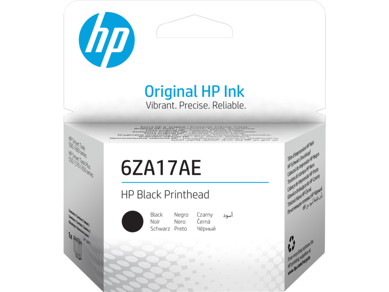 HP 6ZA17AE Печатающая головка черная для МФУ HP Smart Tank купить в ...