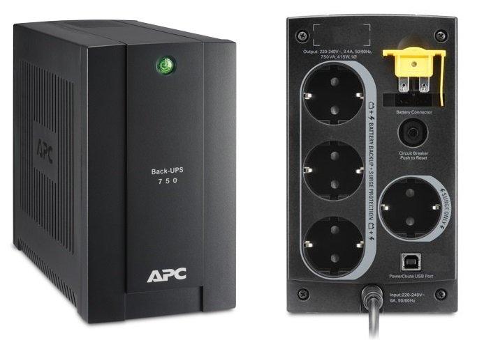 BC750-RS APC Back-UPS 750 ВА купить - низкие цены