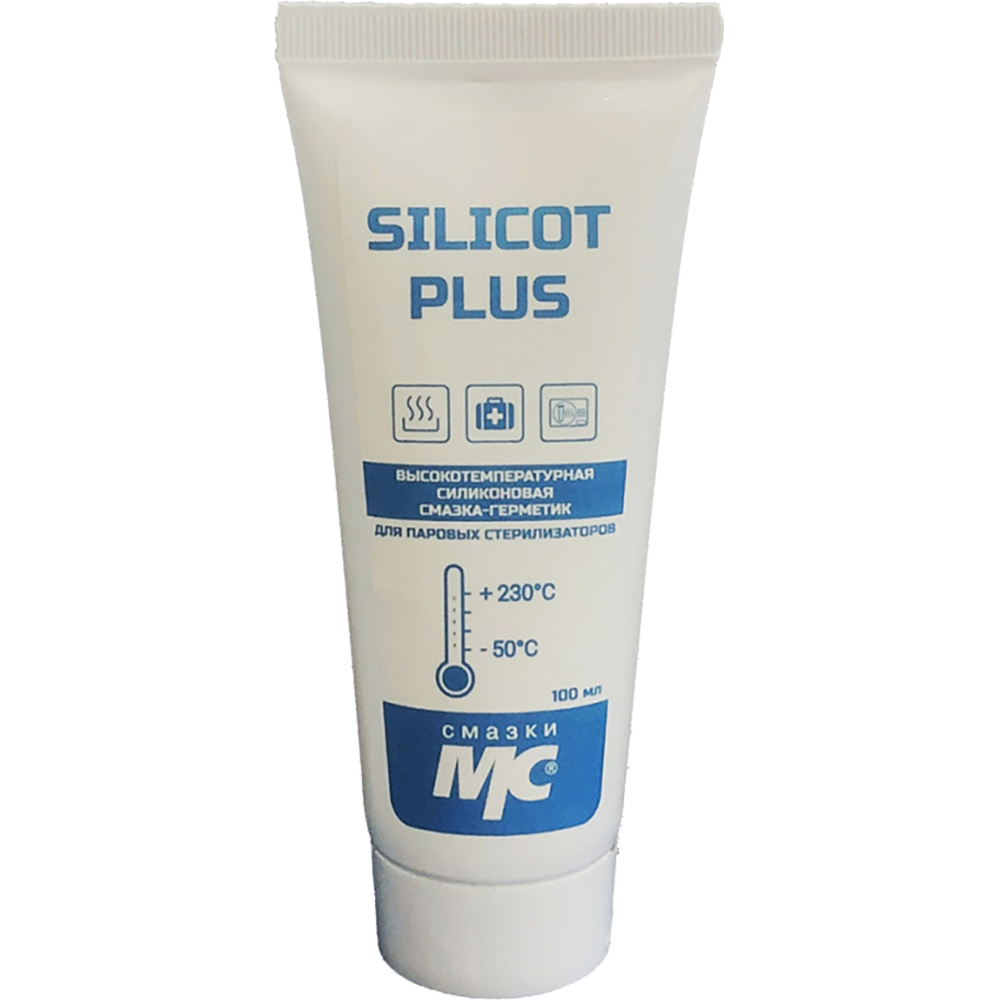 Смазка силиконовая-герметик МС Silicot Plus, туба 100 мл ...