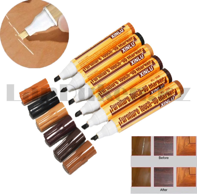 Набор маркеров для мебели 6 шт. Xinlu XL-306
