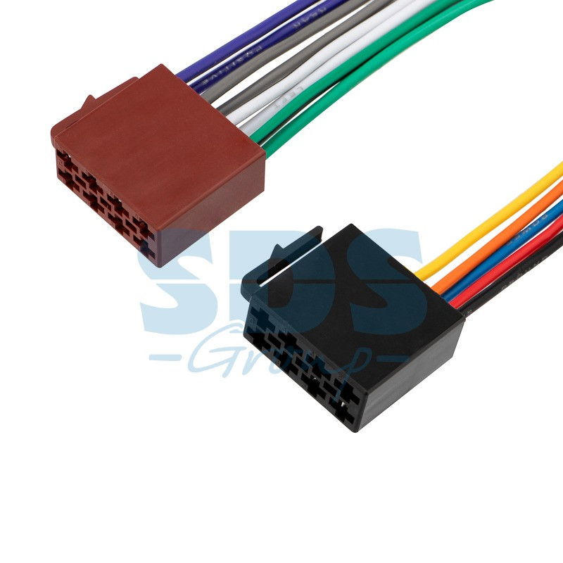 Разъем для автомагнитолы "Евро" ISO, 2 гнезда, (1шт.) REXANT (id 97027060)