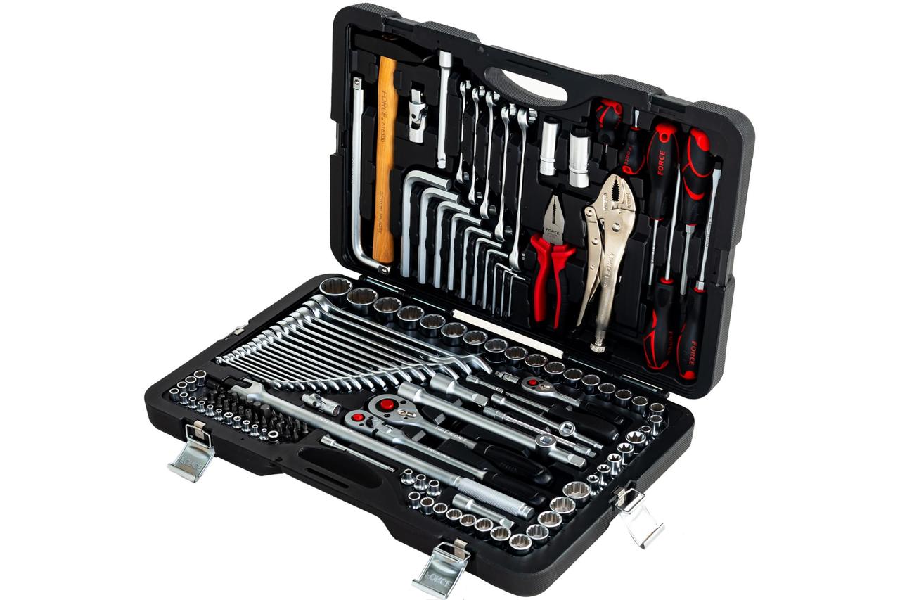 Набор инструментов ""FORCE"" 142 предмета с 12-ти гранными головками ...