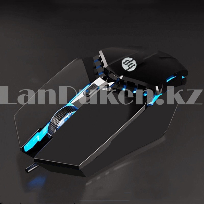 Проводная оптическая USB компьютерная мышь светящаяся