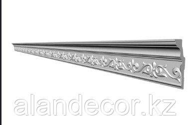 Плинтус потолочный Галтели из пенополистирола Glanzepol GP-77 d90mm