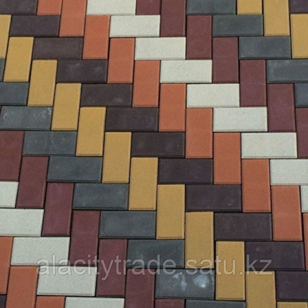 Тротуарная плитка «Прямоугольная 7» (Цветная) (id 100335652)