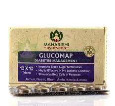 Глюкомап Glucomap ср.год 01.23г Maharishi Ayurveda, 100 таб. (id 100521523)