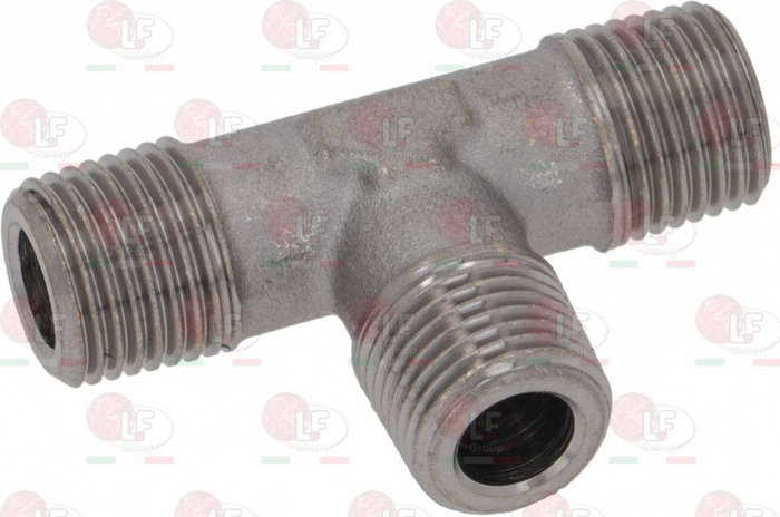 Т-образный штуцер ШТУЦЕР 1/8"m-1/8"m-1/8"m 1230100004 Grimac