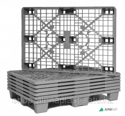 Пластиковый перфорированный паллет и паддон, цвета: белый, синий ...