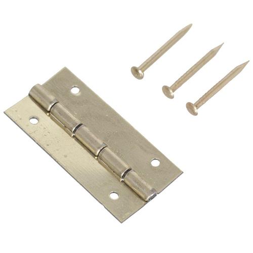 Петля накладная для шкатулки, 12х25х0.5 мм, металл, цвет латунь, 4 шт ...