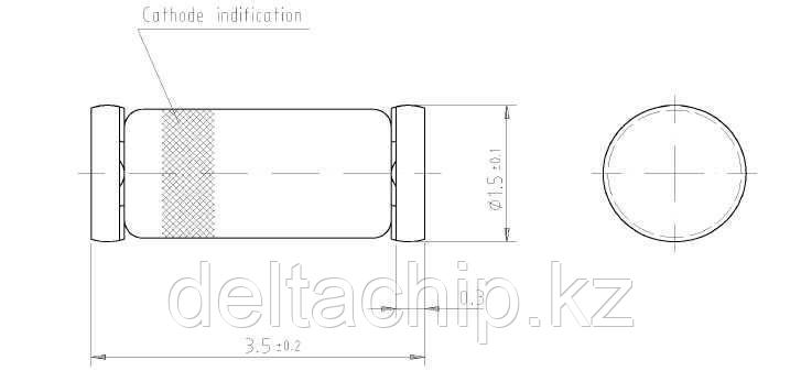 FDLL4148 диод маломощный: купить с доставкой, по лучшей цене в Алматы ...